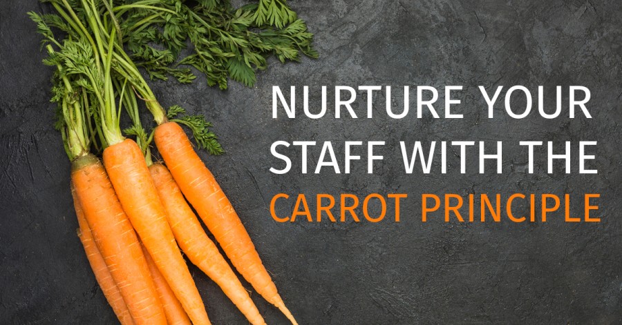 Nurture your Staff with the Carrot Principle | Pink Elephant Blog